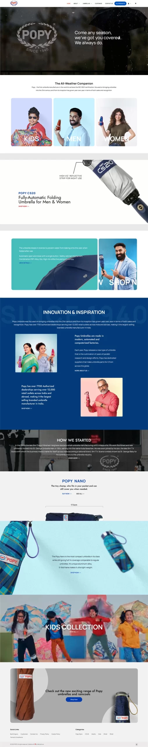 Popy Umbrella Mart | Case Study